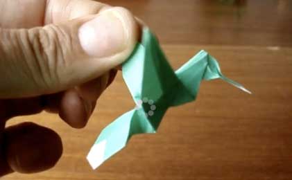 Papiroflexia: cómo hacer un colibrí - Todotutoriales